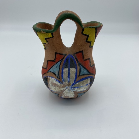 Art | Vintage Jemez Native American Pueblo Polychrome Pottery Wedding ...